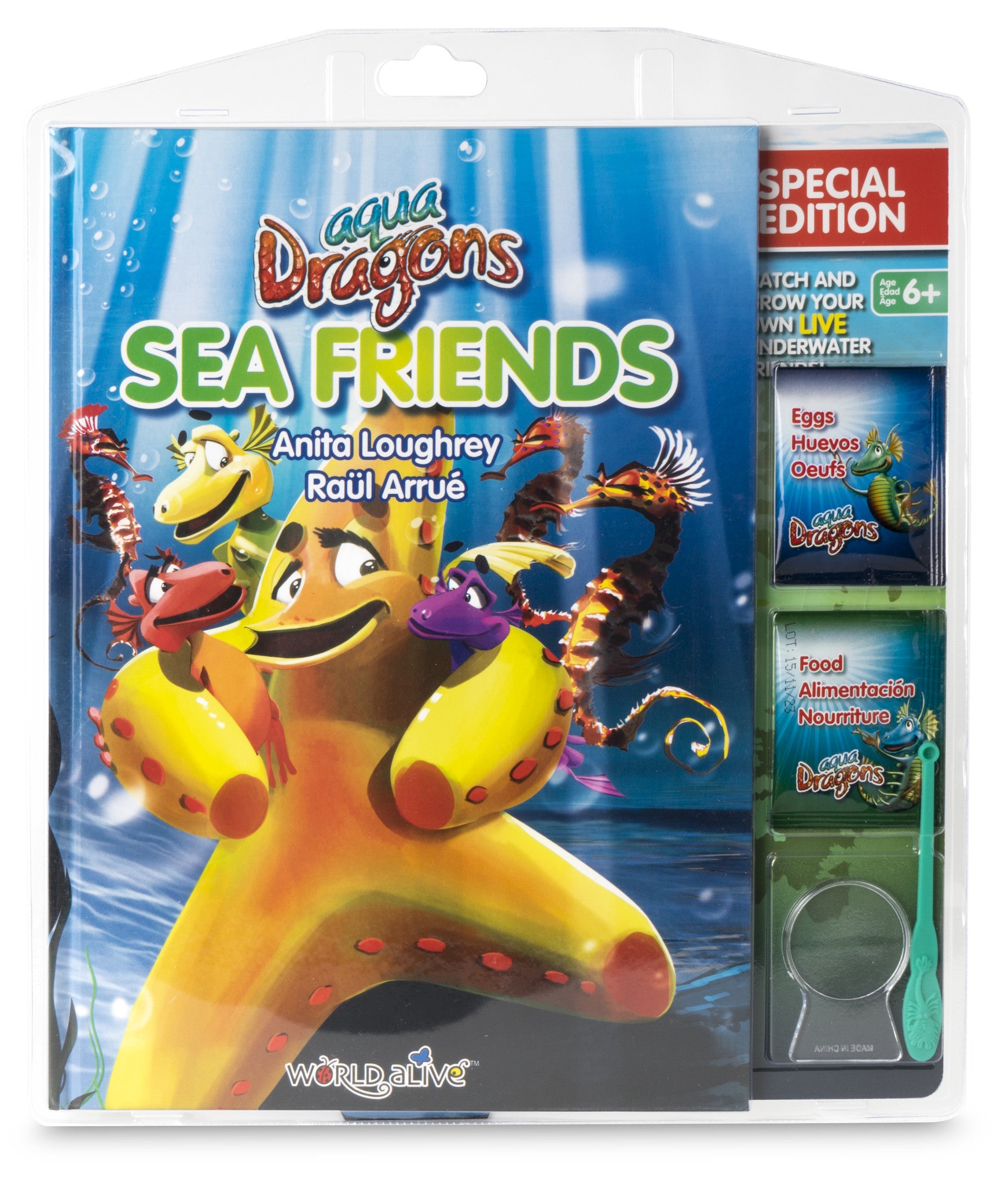Book: Sea Friends with Special Edition Aqua Dragons kit